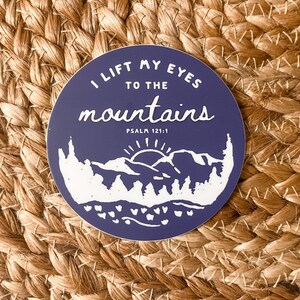 Psalm 121 Scripture Sticker Christian Scripture Stickers Reformed ...