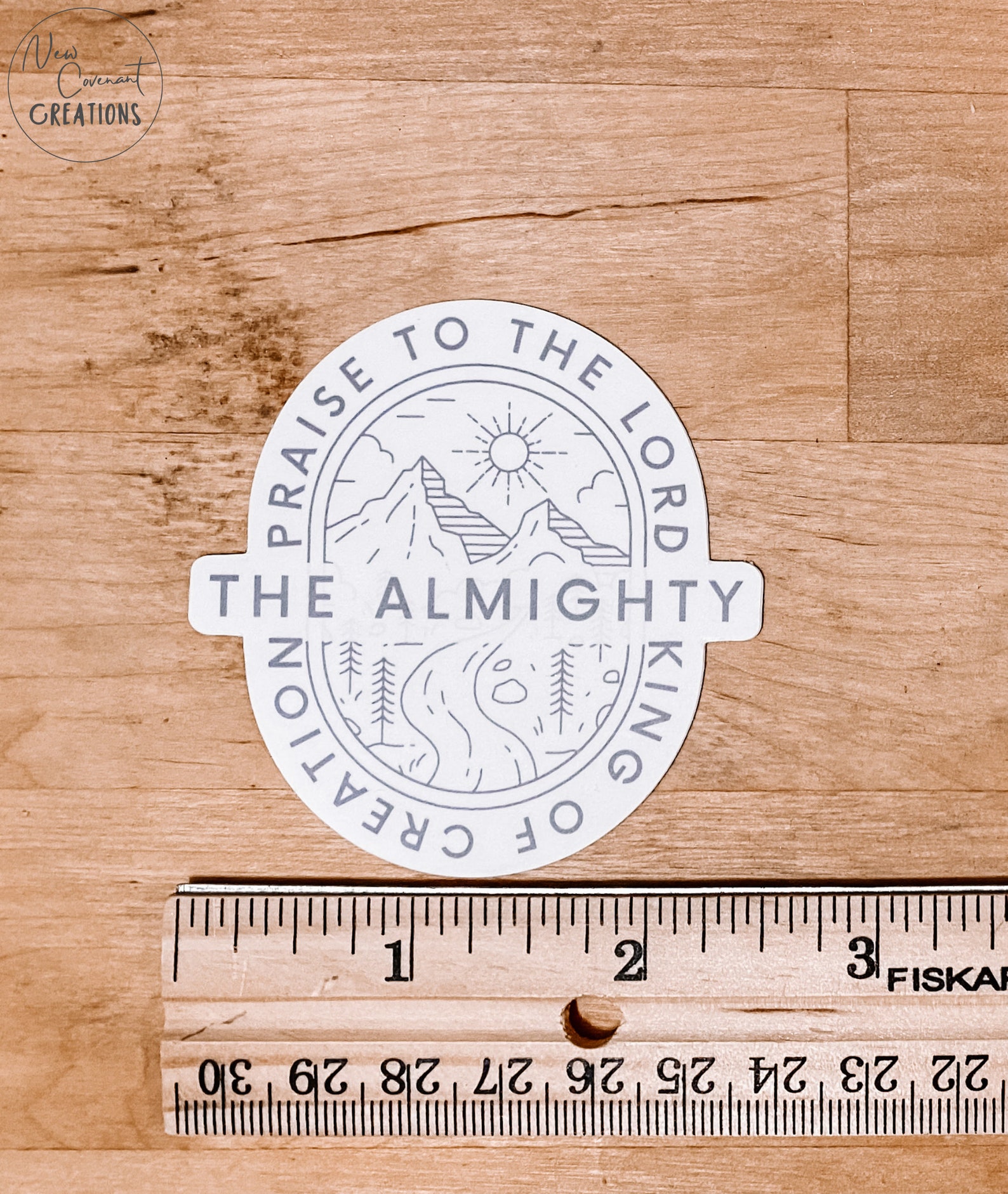 Praise to the Lord the Almighty Sticker Christian Hymn - Etsy