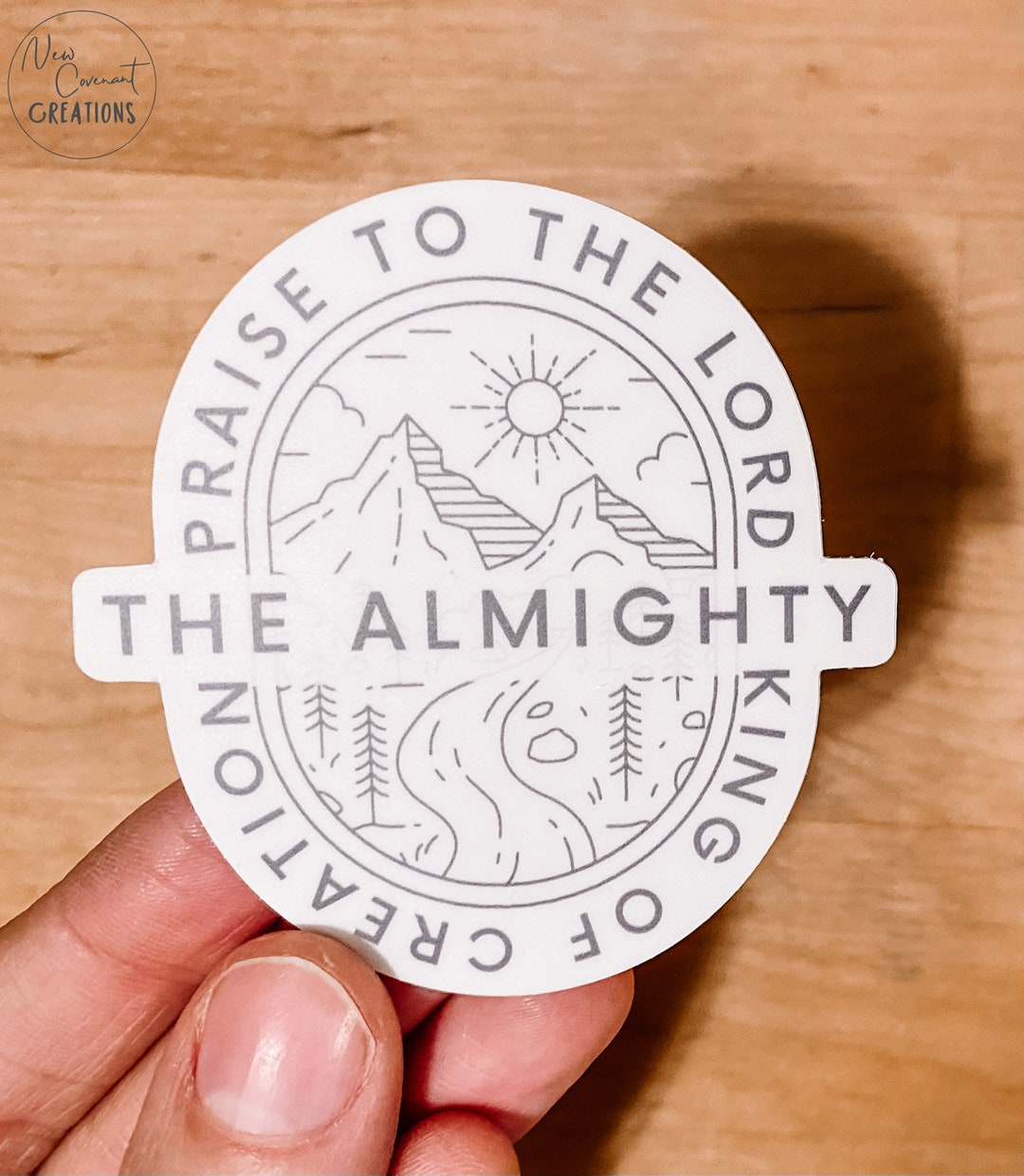 Praise to the Lord the Almighty Sticker Christian Hymn - Etsy