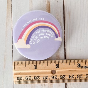 Promises of God 2.25 Pin-back Button Button Flair Christian Pin-back ...