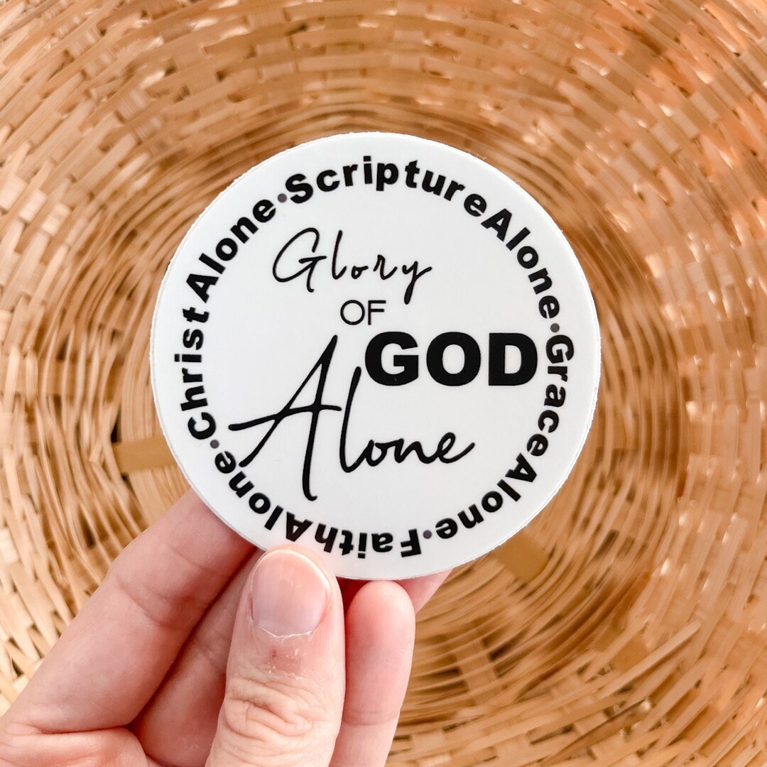 Reformation Solas Sticker | Christian Tulip Sticker | Sola Gratia Decal ...