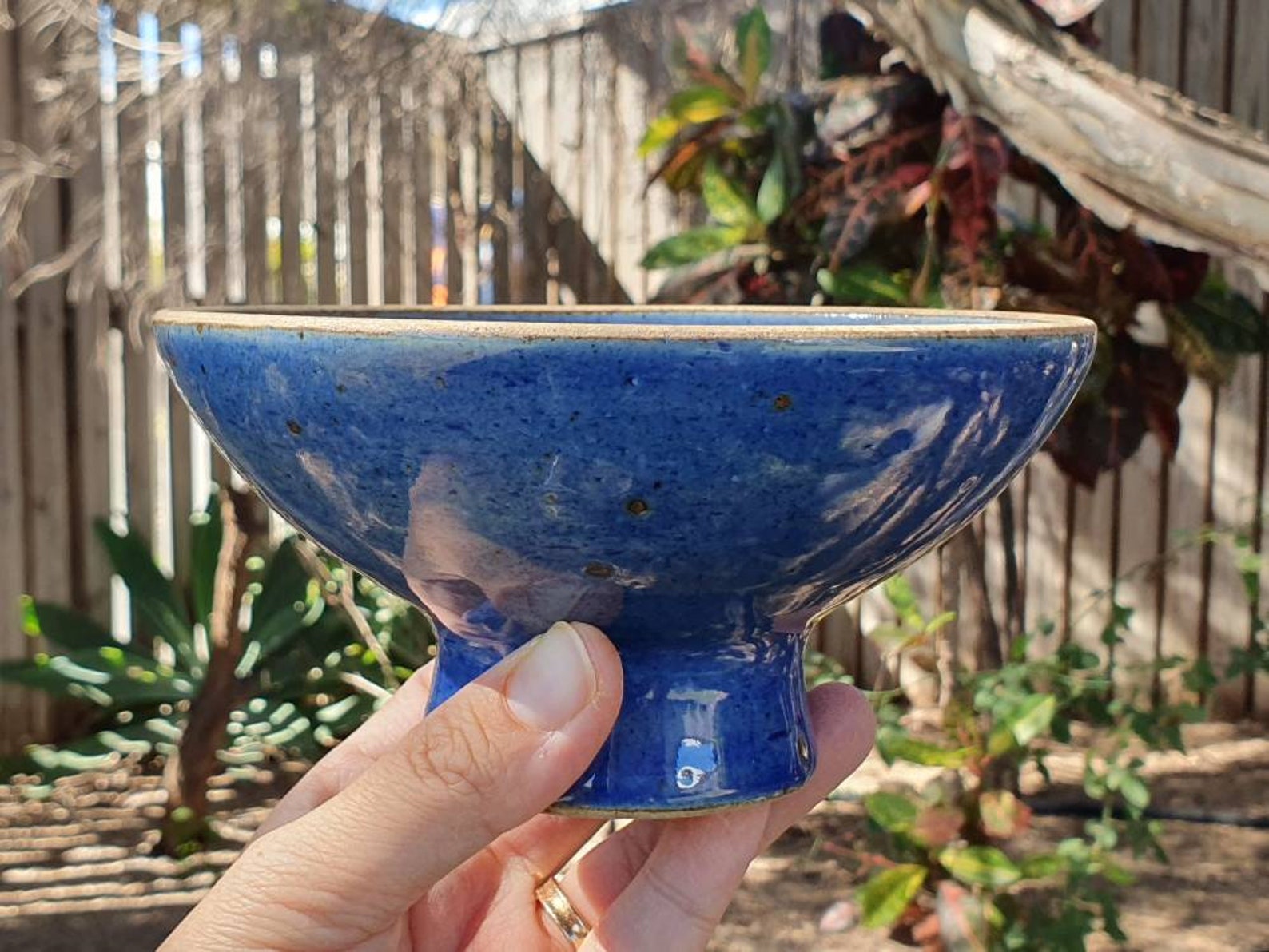 Footed Bowl Pedestal Bowl Fruit Bowl Ceramic Footed Bowl | Etsy