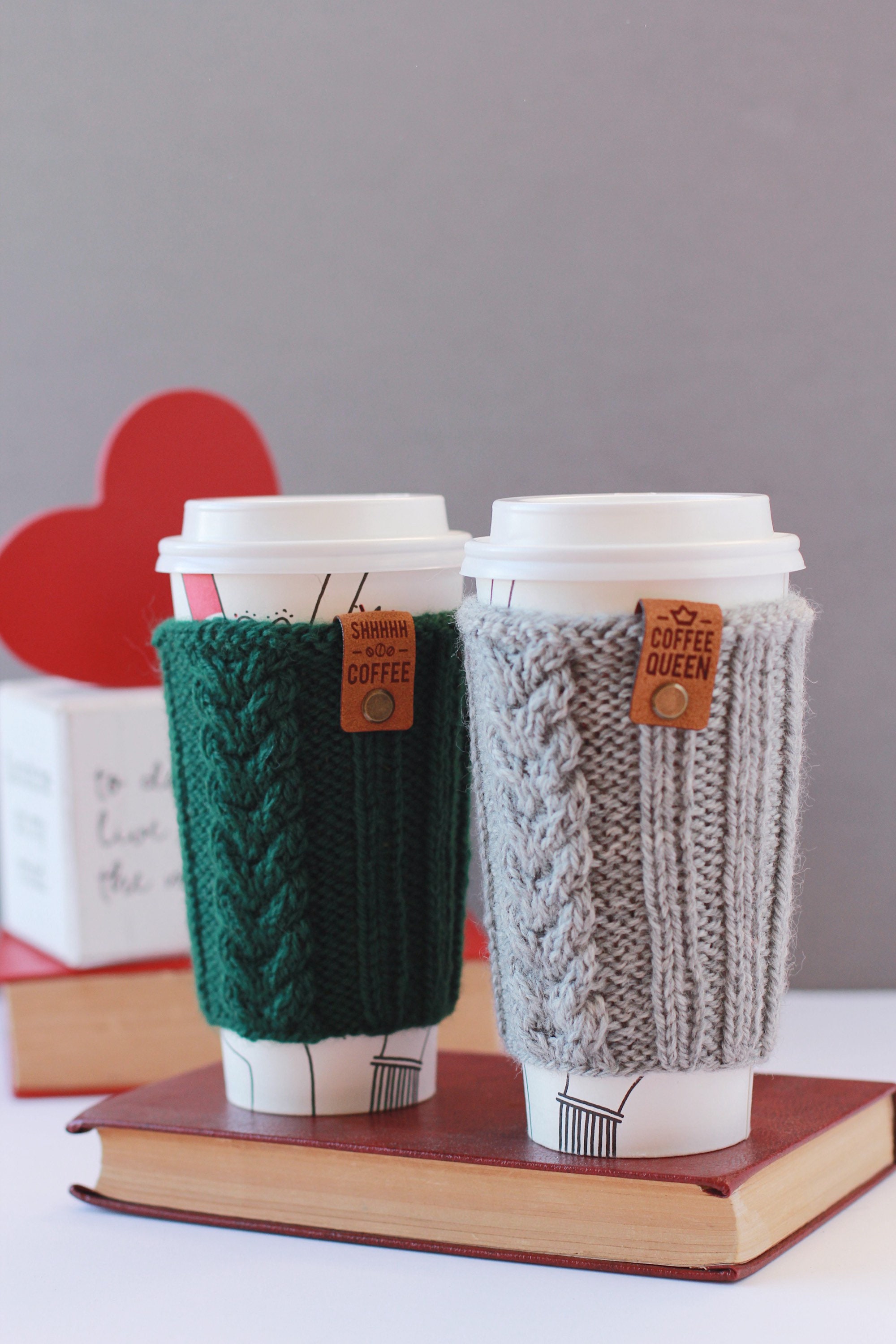 2-in-1 KNITTING PATTERN Mug Sleeve Coffee Cozy Tea Cozies | Etsy