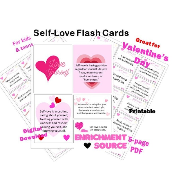 Self Love Cards - Etsy