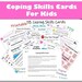 Coping Skills Cards Set, 18 Cards for Managing Stress, Worry, Anxiety ...