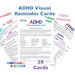 ADHD Self Care Reminder Cards, ADHD Inspiration, ADHD Therapy Tool ...