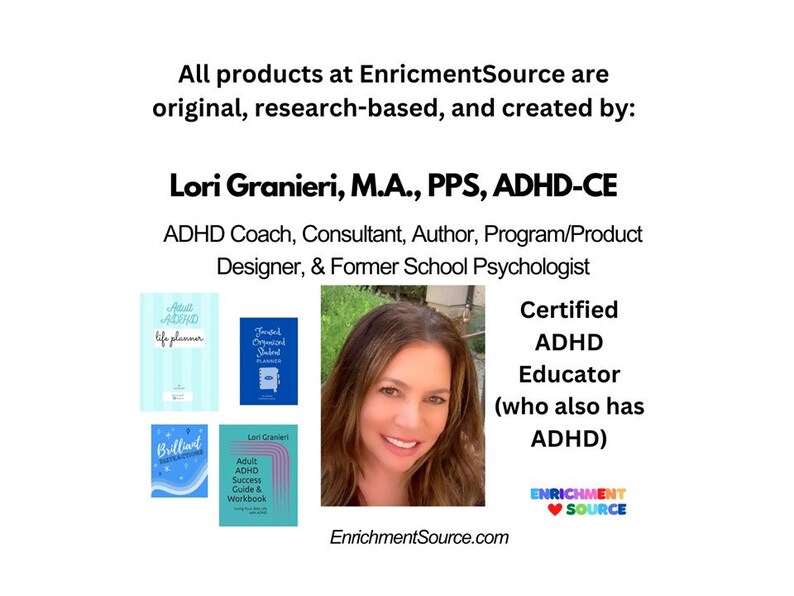 ADHD Adult Strengths Success Checklists Guide, ADHD Strength Talent ...