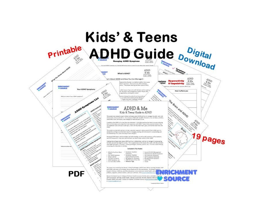 Help Kids Understand and Manage Their ADHD, ADHD Learning Program for ...