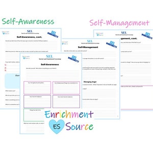 Social and Emotional Learning Worksheets, SEL Worksheets, Social ...