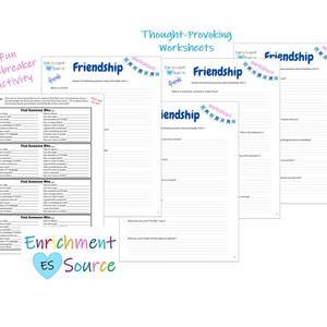 Friendship Skills Counseling Group Packet, Social Skills Bundle, Friend ...