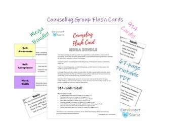 Therapy Flash Cards - Etsy