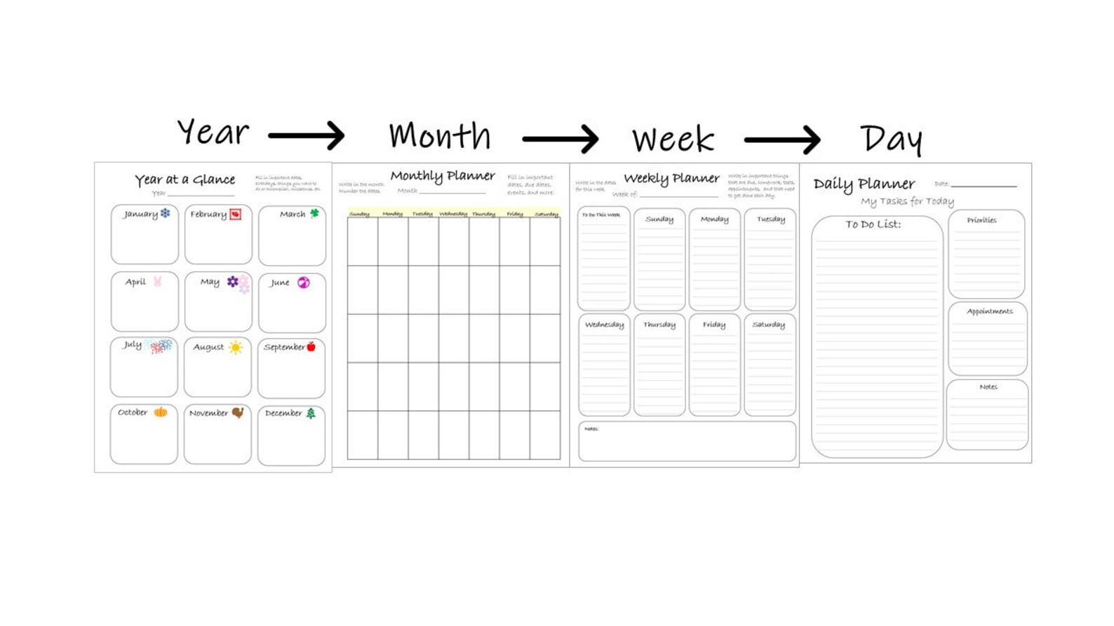 ADHD Kids and Teens Planner, ADHD Student Planner, ADHD Planner for ...