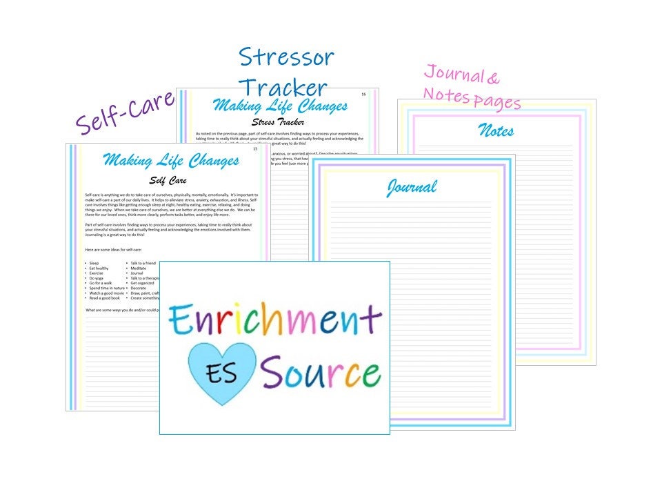 Adult Life Changing Planner, Journal, Printable Workbook, Making ...