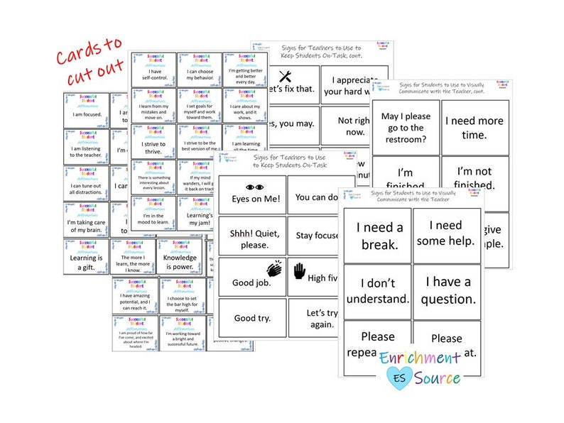 ADHD Classroom Lesson Plan and Resources Packet, ADHD Worksheets, ADHD ...