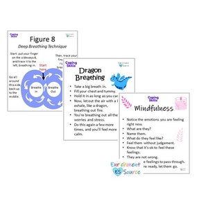Coping Skills Cards Set, 18 Cards for Managing Stress, Worry, Anxiety ...