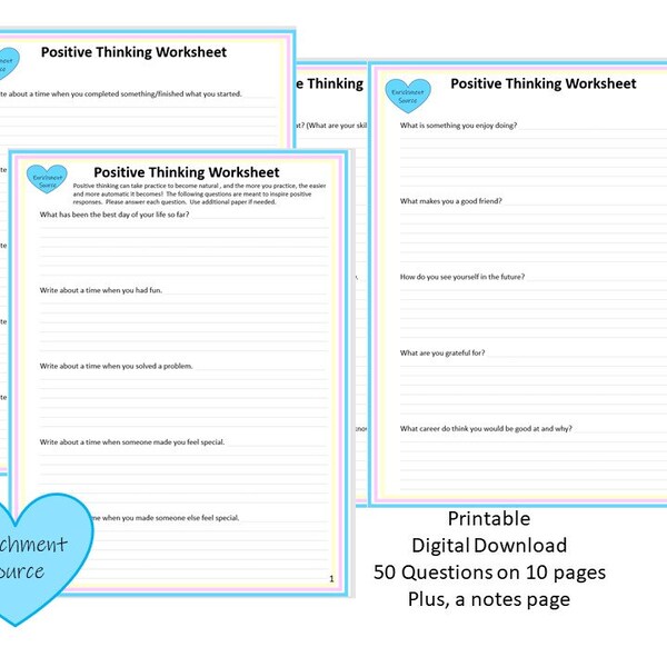 Positive Thinking - Etsy