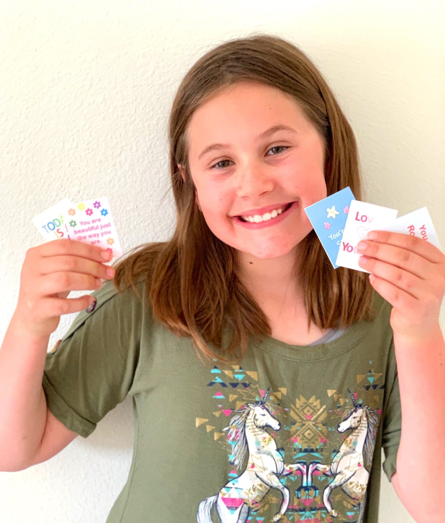 Positive Thoughts Printable Cards, Positivity Cards, Encouragement ...