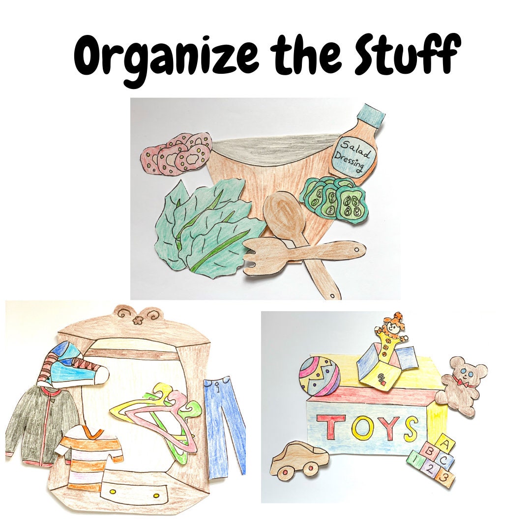 Organize It Printable Game Organization Skills ADHD - Etsy