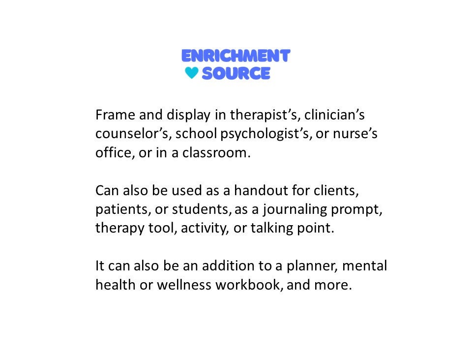 Wellness Inspiration Poster, Wellness Wall Art, Mental Health Sign ...