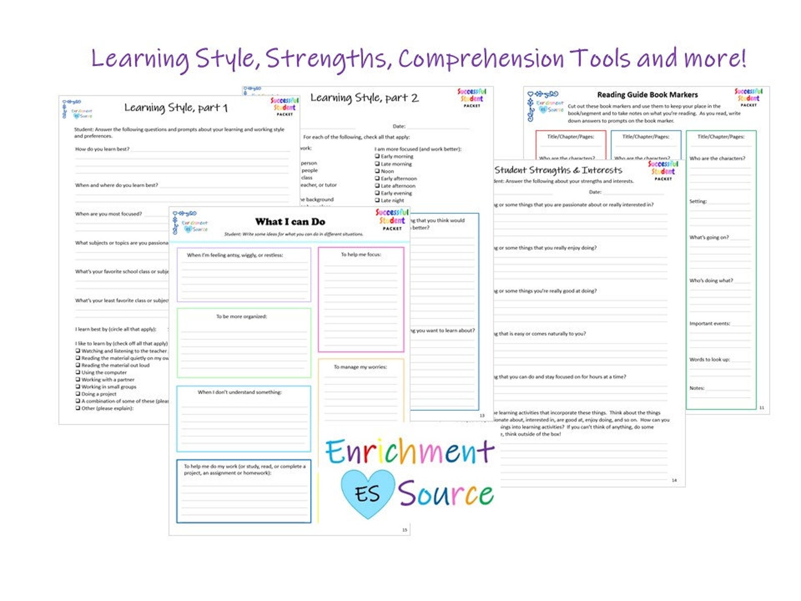 ADHD Classroom Lesson Plan and Resources Packet, ADHD Worksheets, ADHD ...