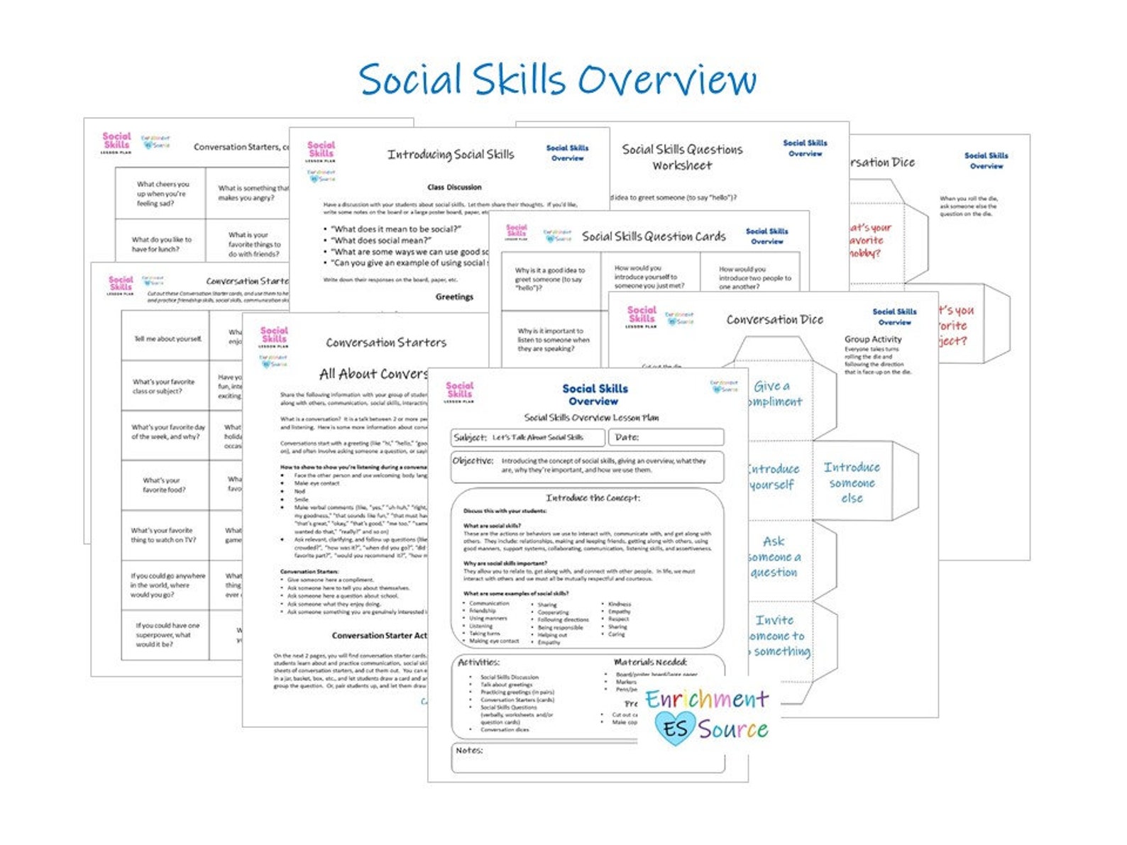 Social Skills Lesson Plan Bundle for Teachers, School Counselors ...