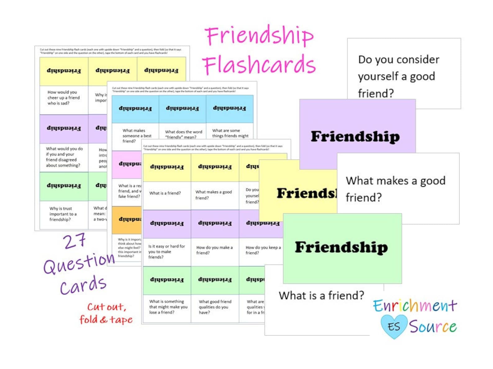 Friendship Skills Counseling Group Packet, Social Skills Bundle, Friend ...