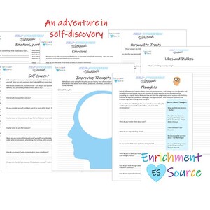 Self-awareness Workbook, Self Awareness Journal, Self Awareness Packet ...