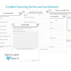 ADHD Classroom Lesson Plan and Resources Packet, ADHD Worksheets, ADHD ...