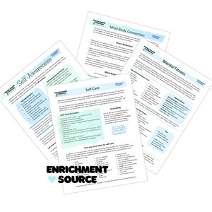 Mental Health Handouts, Wellness Handouts, Therapy Handouts, Therapist ...