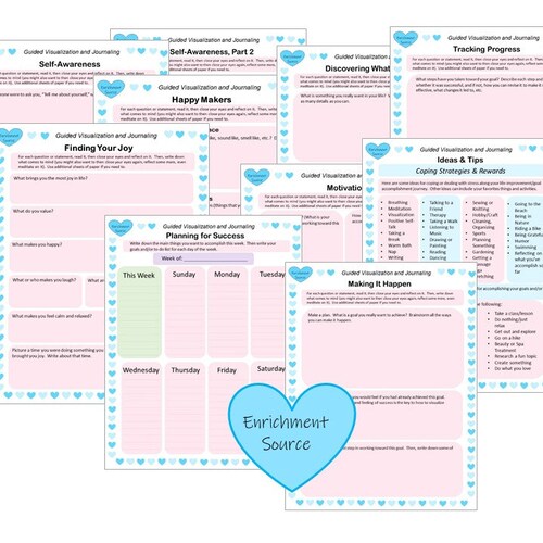 Guided Visualization Journal Positive Changes Printable - Etsy