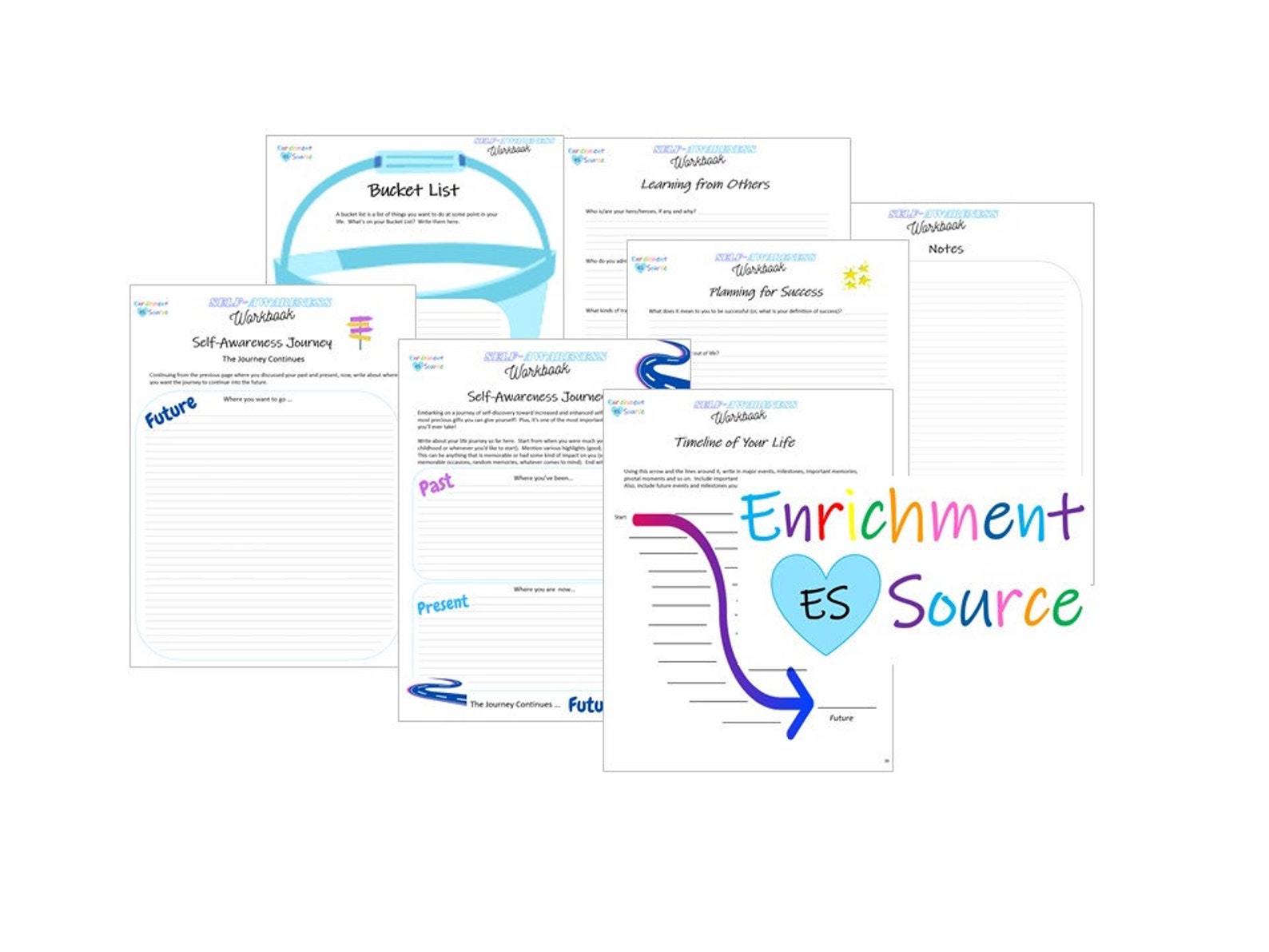 Self-awareness Workbook, Self Awareness Journal, Self Awareness Packet ...