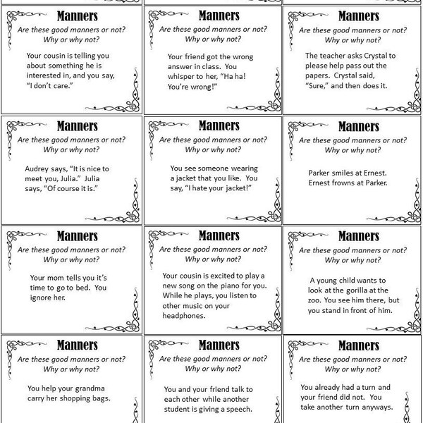Good Manners - Etsy