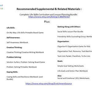 Responsibility and Decision Making Lesson Plan Workbook, Responsible ...