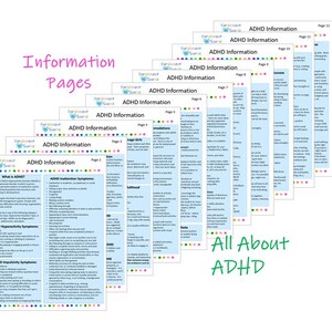 ADHD Information Packet Printable, Attention Deficit Disorder Complete ...