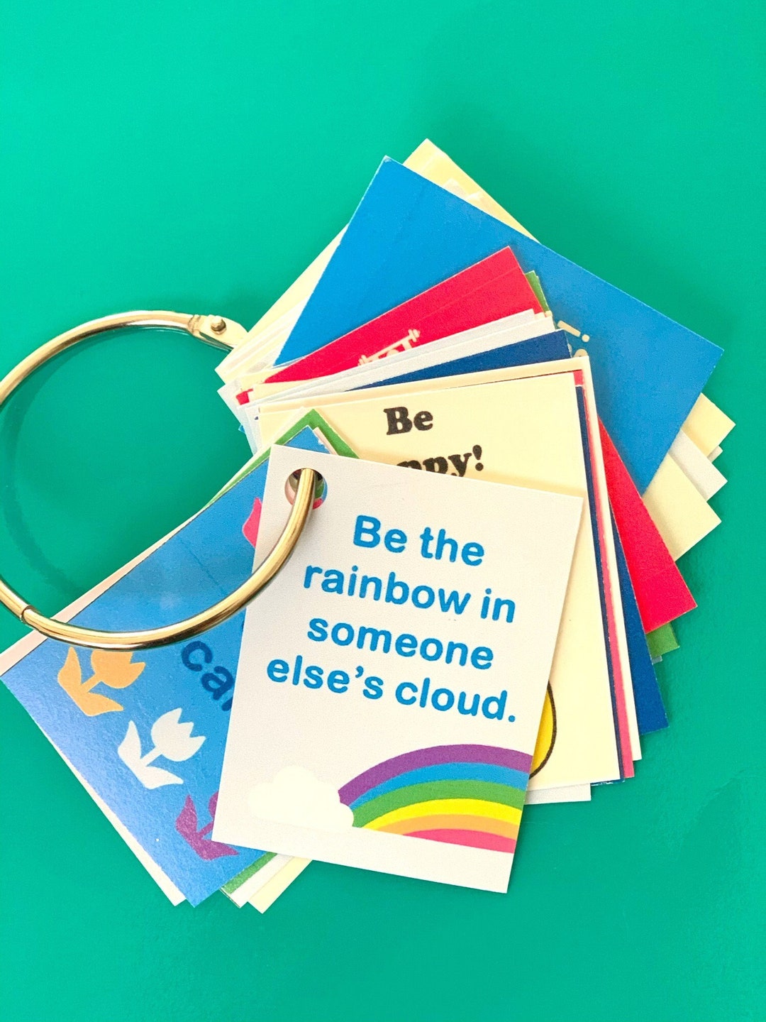 Positive Thoughts Printable Cards, Positivity Cards, Encouragement ...