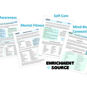 Mental Health Handouts, Wellness Handouts, Therapy Handouts, Therapist ...
