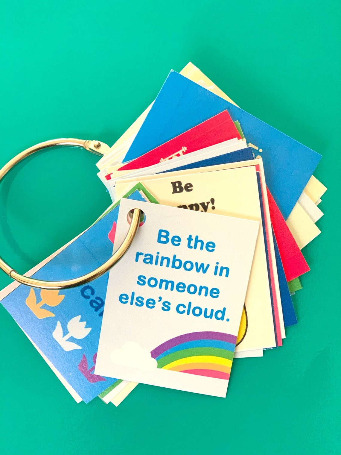 Positive Thoughts Printable Cards, Positivity Cards, Encouragement ...