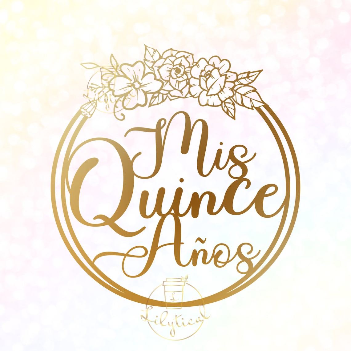 Mis quince años svg / sublimation printing png svg cutfile | Etsy