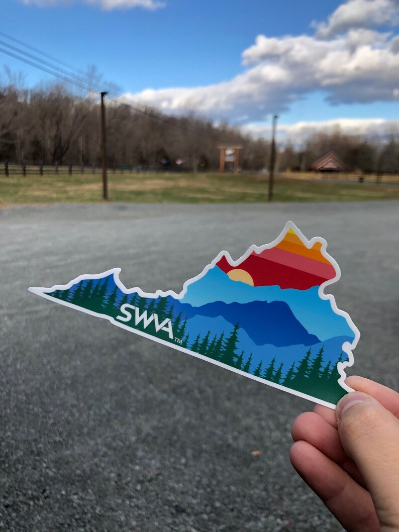 SWVA Sticker 3-pack, Virginia Sticker, Virginia, Southwest Virginia ...