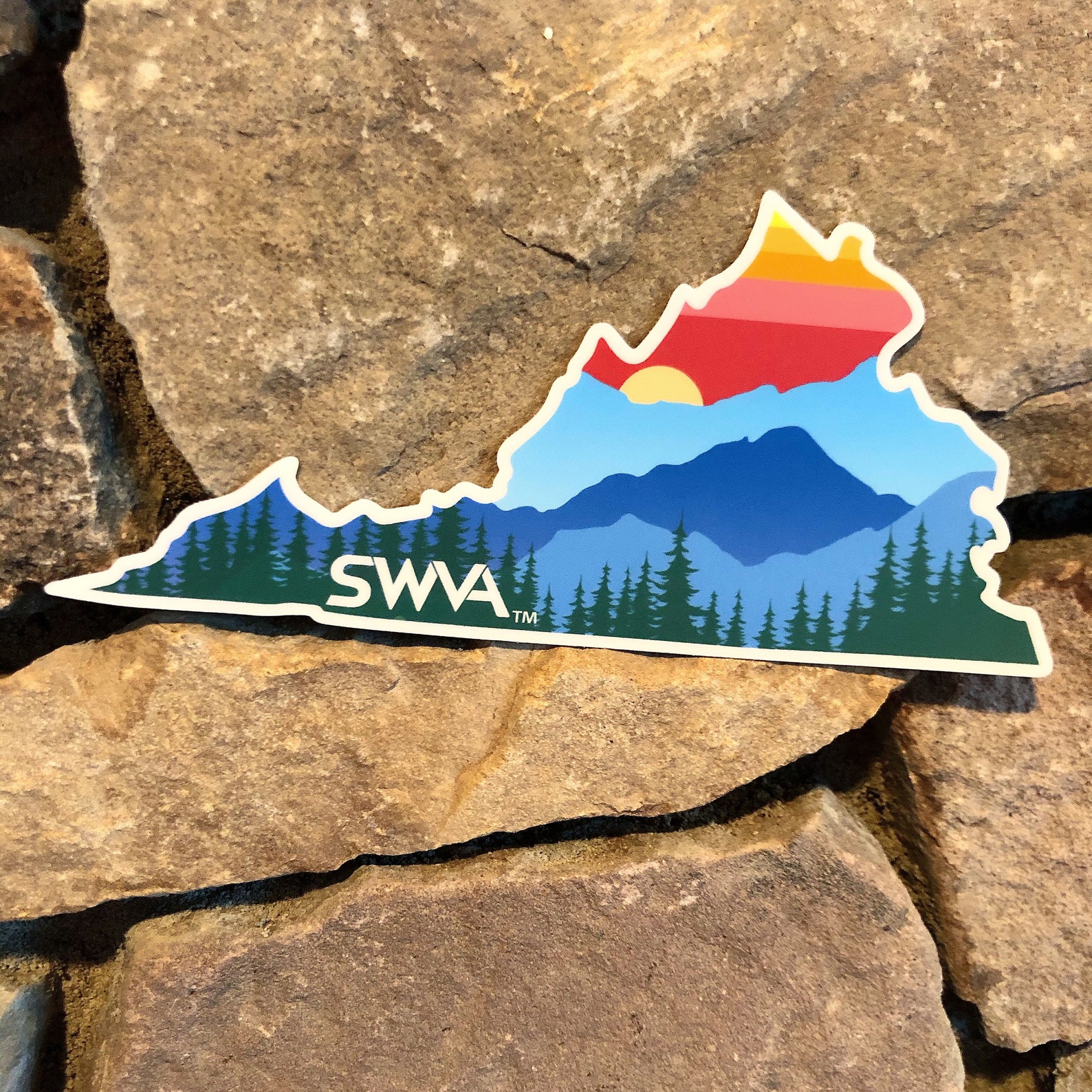 SWVA Sticker, Virginia Sticker, Virginia, Southwest Virginia Sticker ...