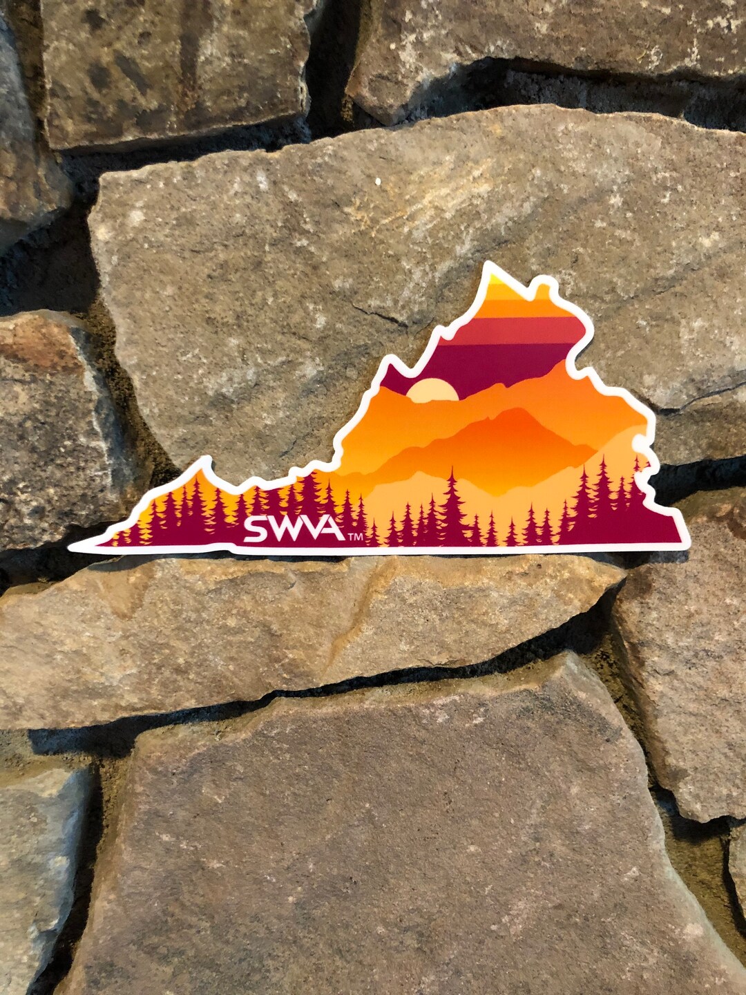 Virginia Tech SWVA Sticker, Virginia Tech Sticker, Hokies Sticker ...