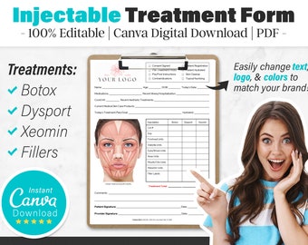 Good Faith Medical Exam Template Aesthetic Injectables Laser - Etsy