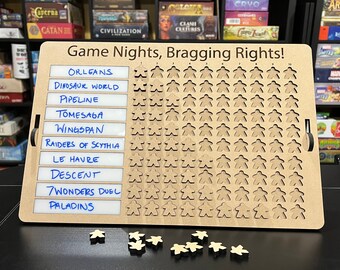 Board Game Winner Tracker - Etsy