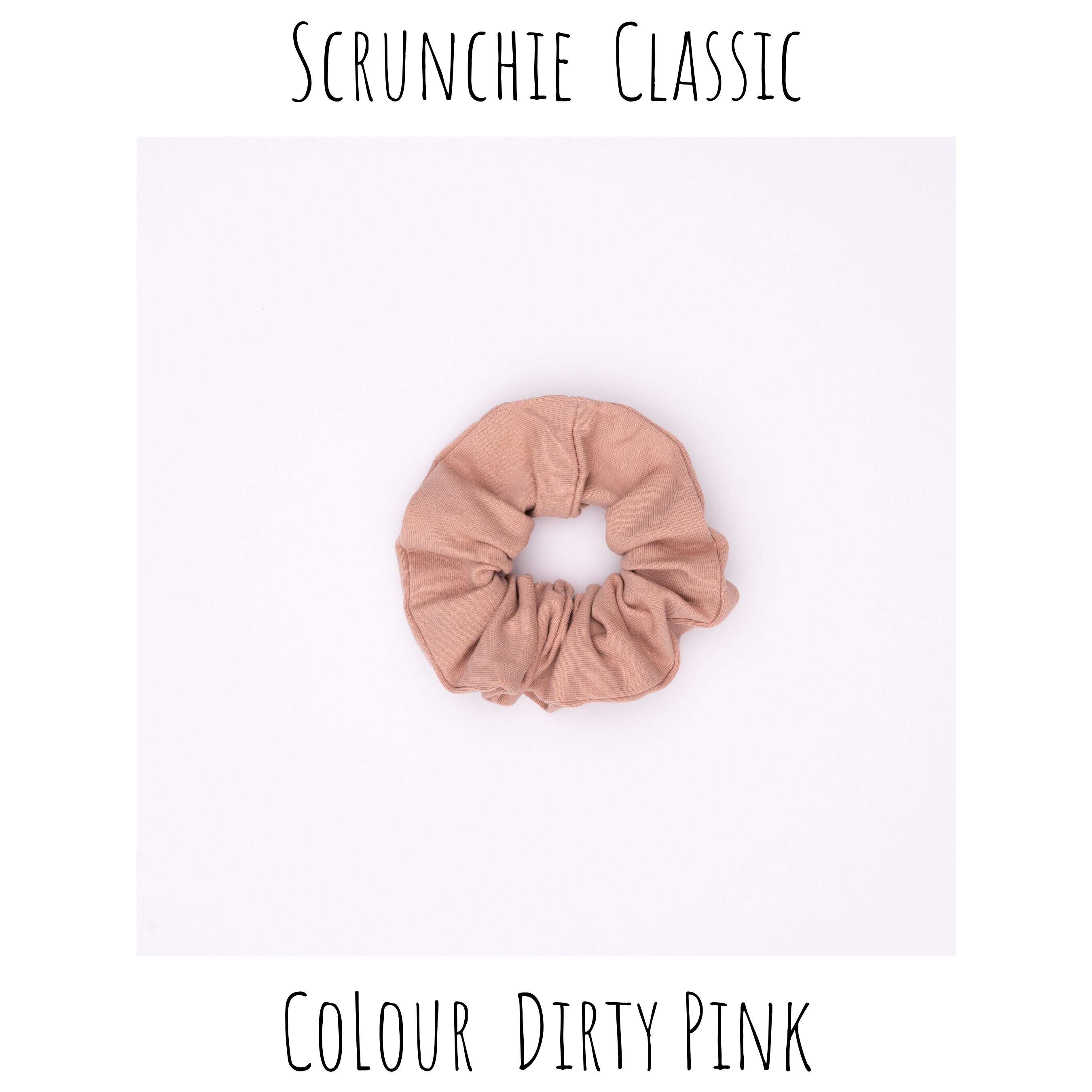 Scrunchie Bow, Dirty Pink Scrunchie Ribbon , Hair Accessories for Women ...