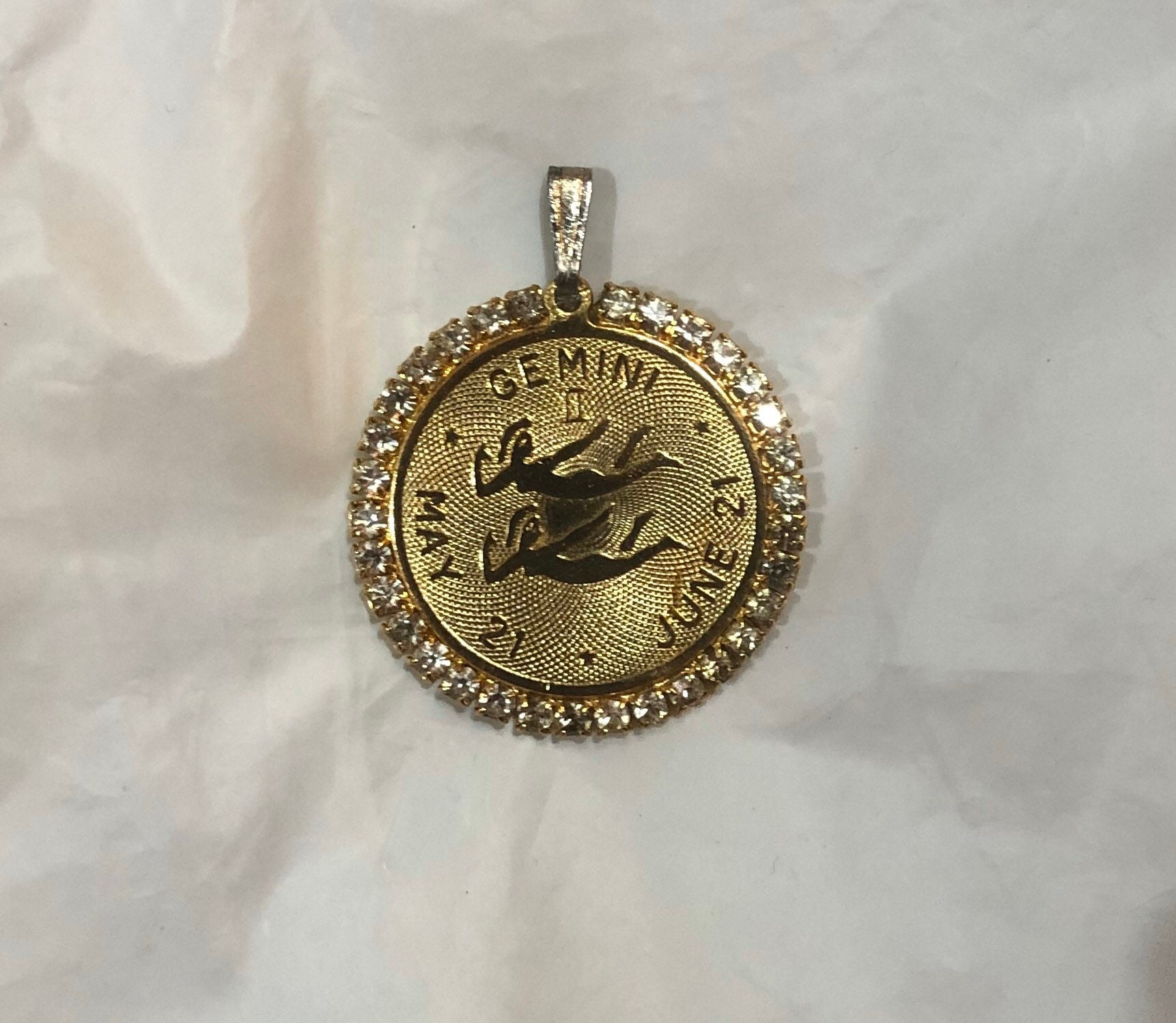 Gemini Astrology Zodiac Pendant | Etsy
