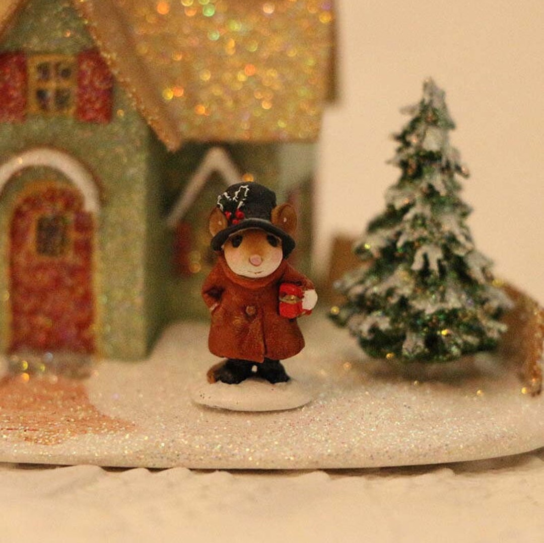 Micro Mouse Figurine, Wee Forest Folk MINI Squire of Micester M-342m - Etsy