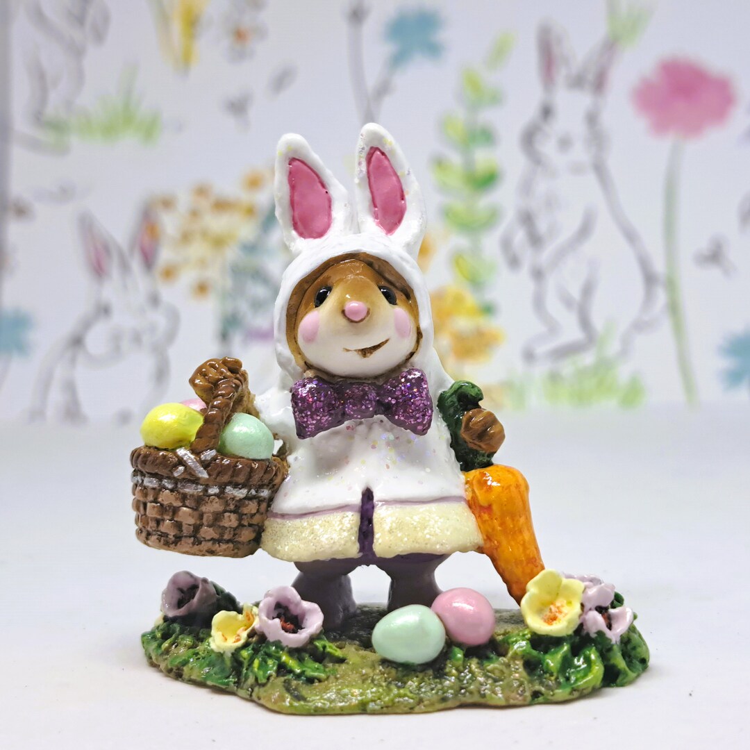 Wee Forest Folk M-306a Miss Esther Bunny - Limited Edition Miniature ...