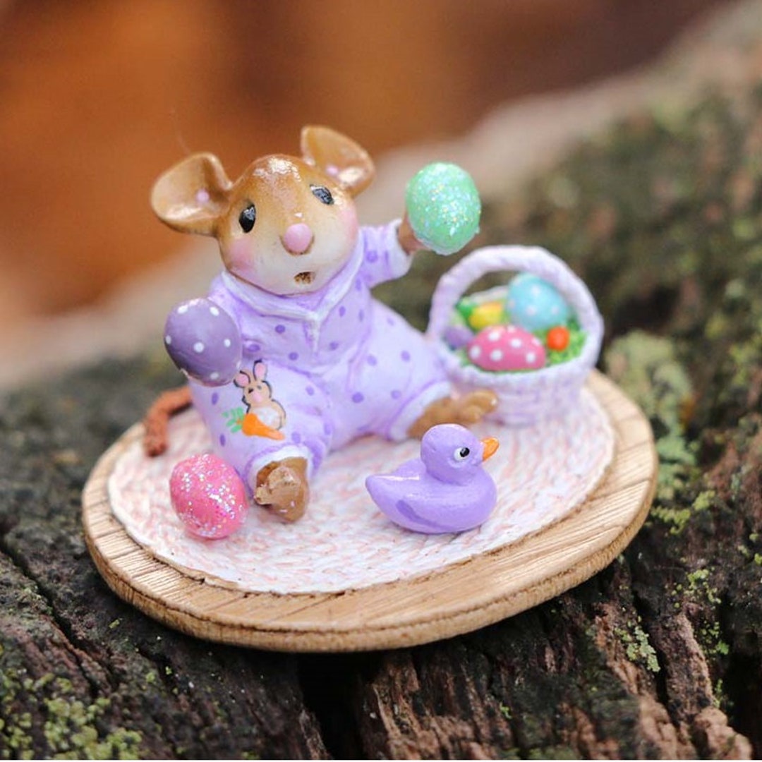 Wee Forest Folk M-595 Baby's First Easter in Blue, Green, Pink, or ...