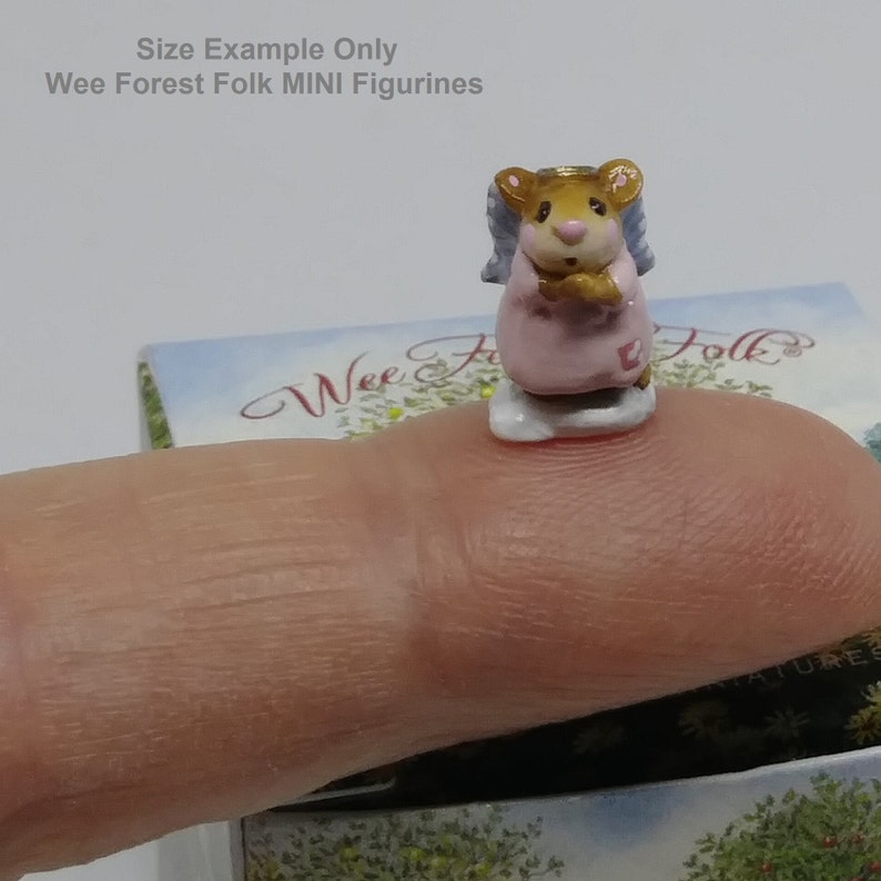 Micro Mouse Figurine, Wee Forest Folk MINI Squire of Micester M-342m - Etsy