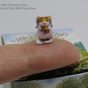 Micro Mouse Figurine Wee Forest Folk MINI Witchy Boo M-120m - Etsy